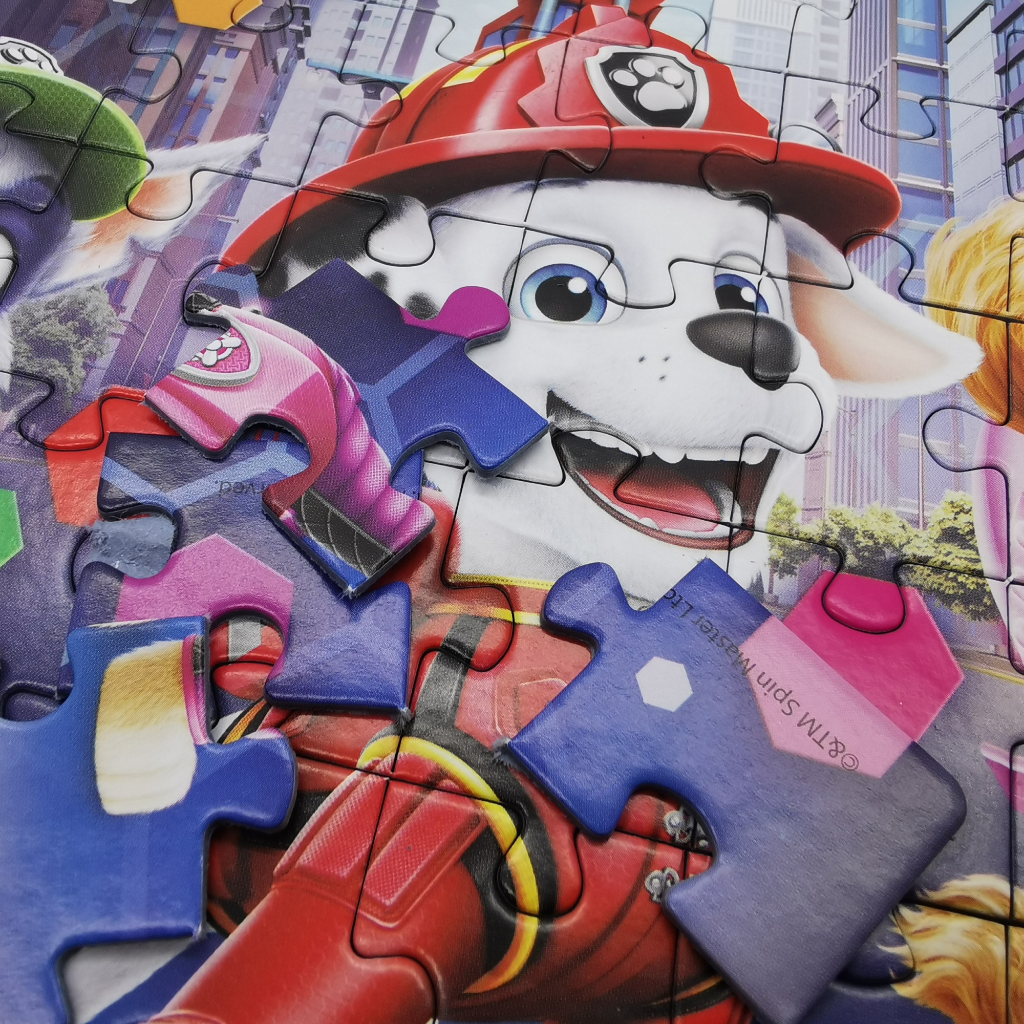 Set puzzle pentru copii, cu personajele din paw patrol, 2 puzzle a cate ...