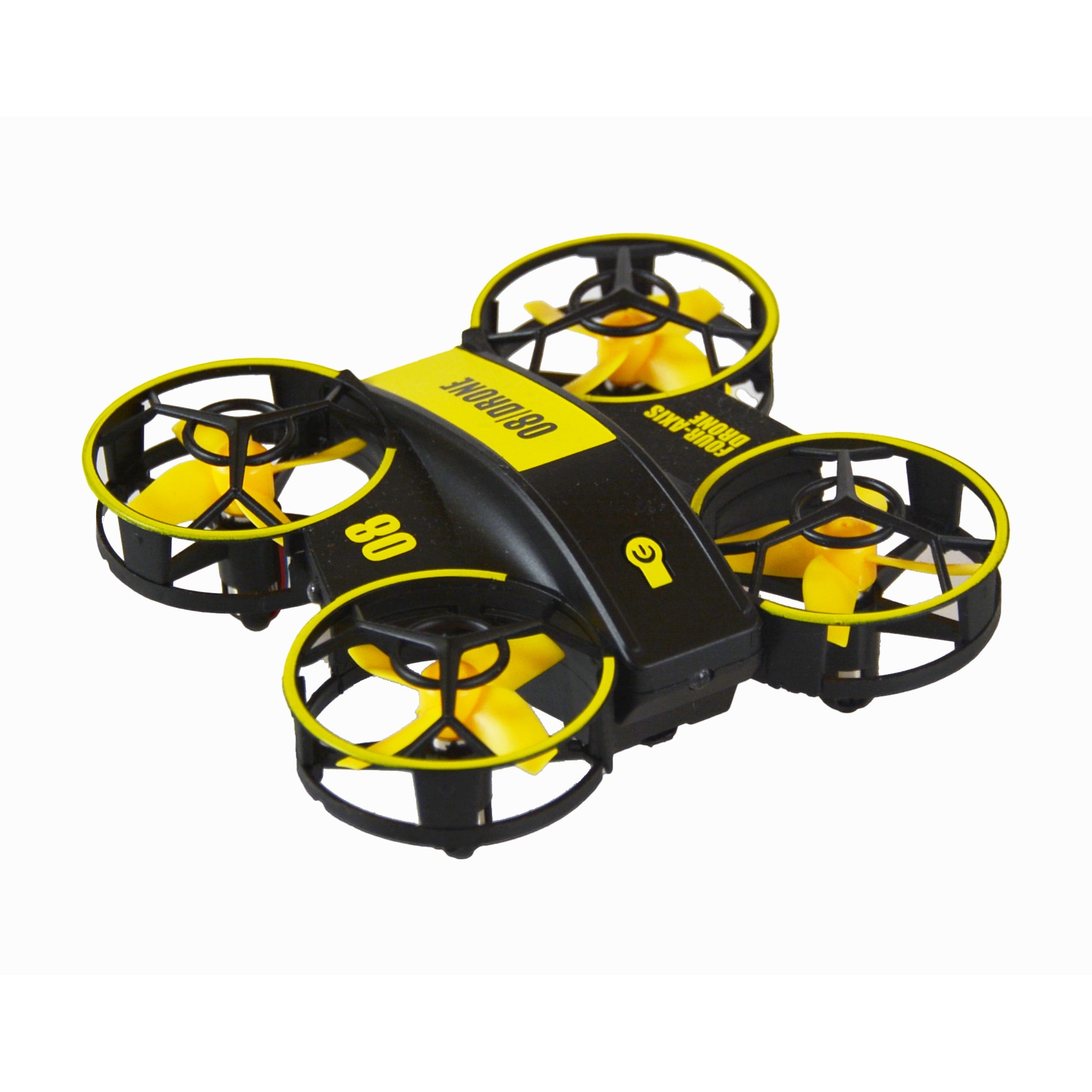Mini Drona mentinerea altitudinii cu elice ecranate RH821 galben - eMAG.ro