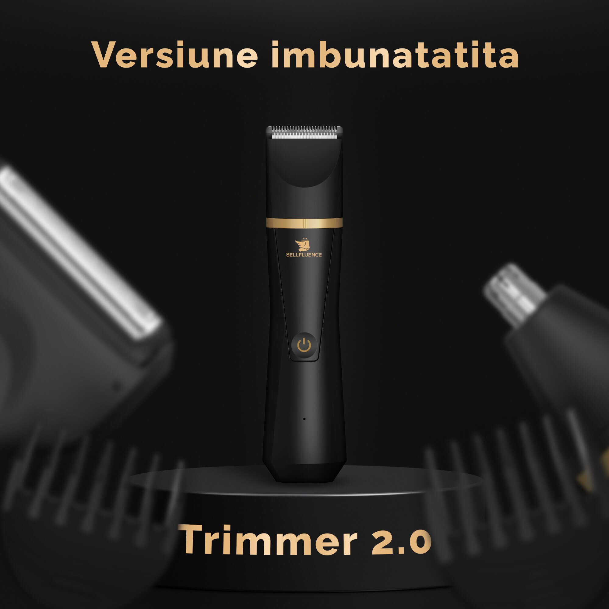 Masina de tuns si aparat de ras, Sellfluence Trimmer 2.0 ...