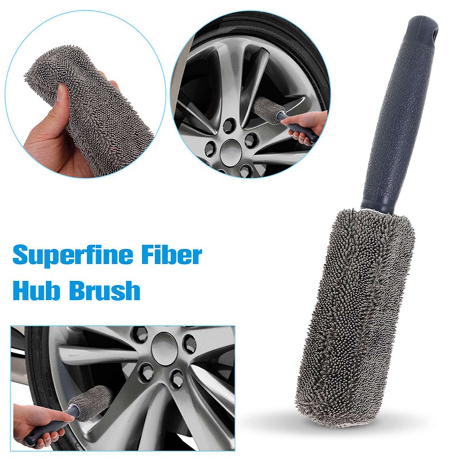 Kit Spalare si Curatare Auto si Moto, Darklove, 9 piese, Perii, Manusa ...