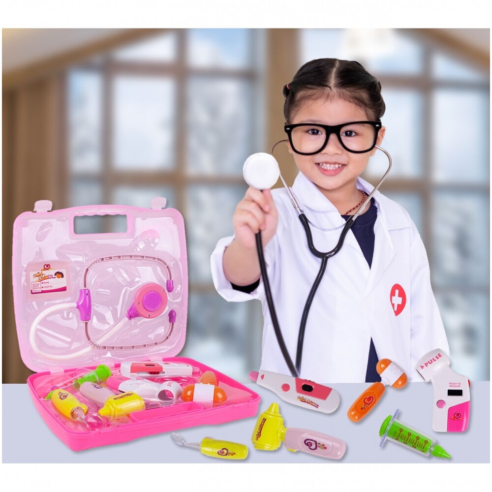 Trusa medicala pentru copii, Malplay, cu sunete si lumini, little ...