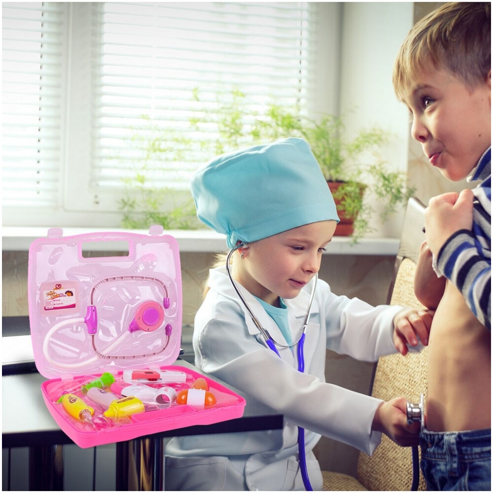 Trusa medicala pentru copii, Malplay, cu sunete si lumini, little ...