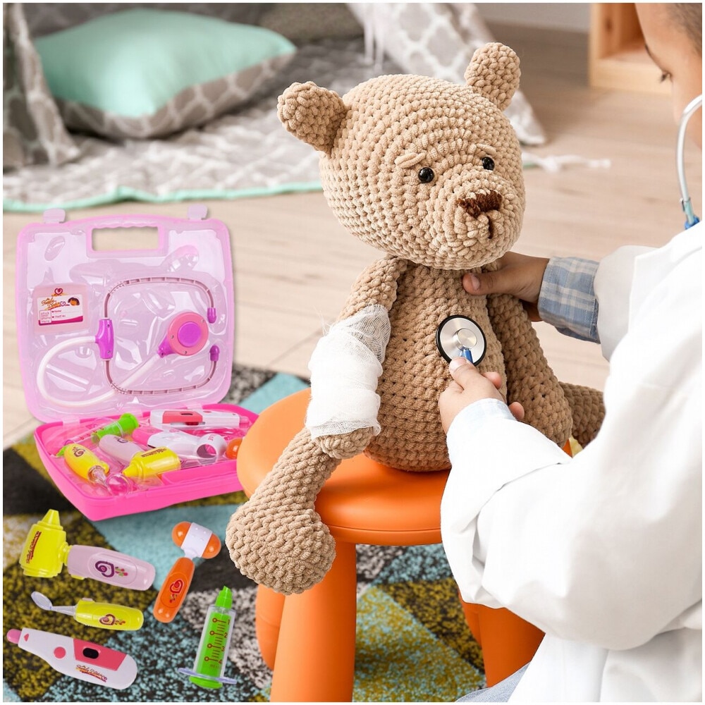 Trusa medicala pentru copii, Malplay, cu sunete si lumini, little ...