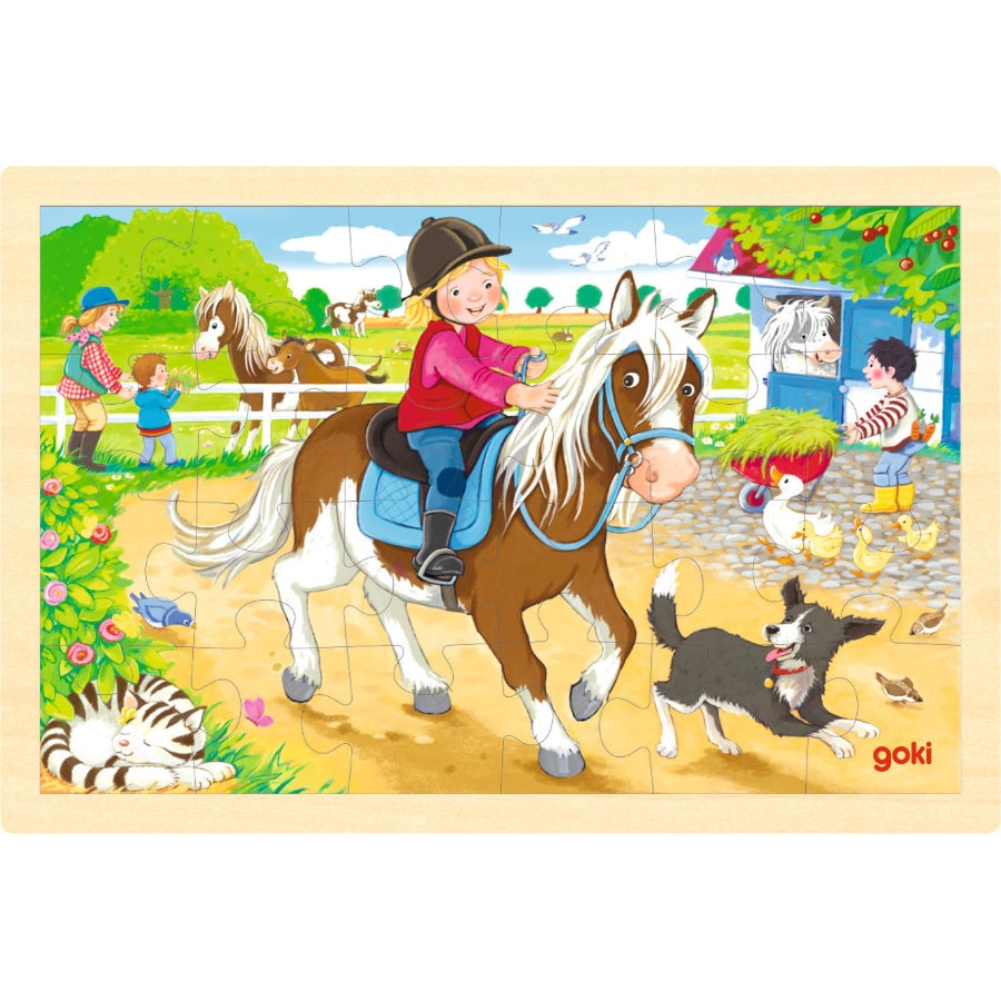 Goki, Póni farm Puzzle, 24db - eMAG.hu