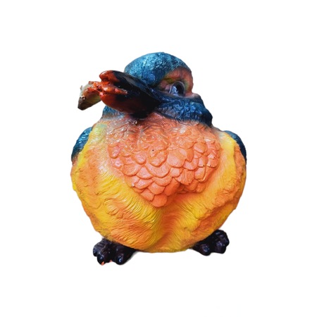 Figurina de gradina Pasare, polystone, pictata manual, 24 cm - eMAG.ro