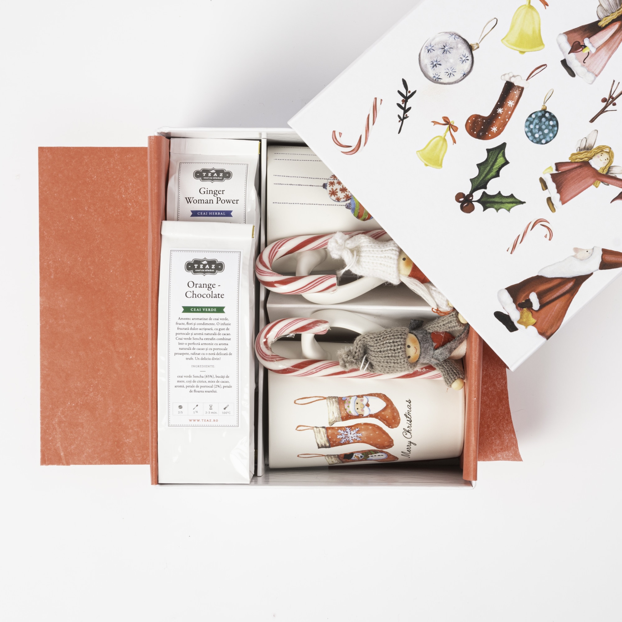 Cadou pe baza de ceaiuri si accesorii Christmas Delight - DUO 01, Teaz ...