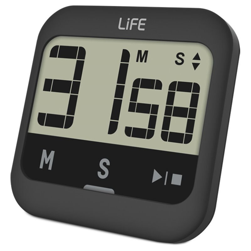 Cronometru digital bucatarie Life, Time Keeper, Ecran LCD, Butoane ...