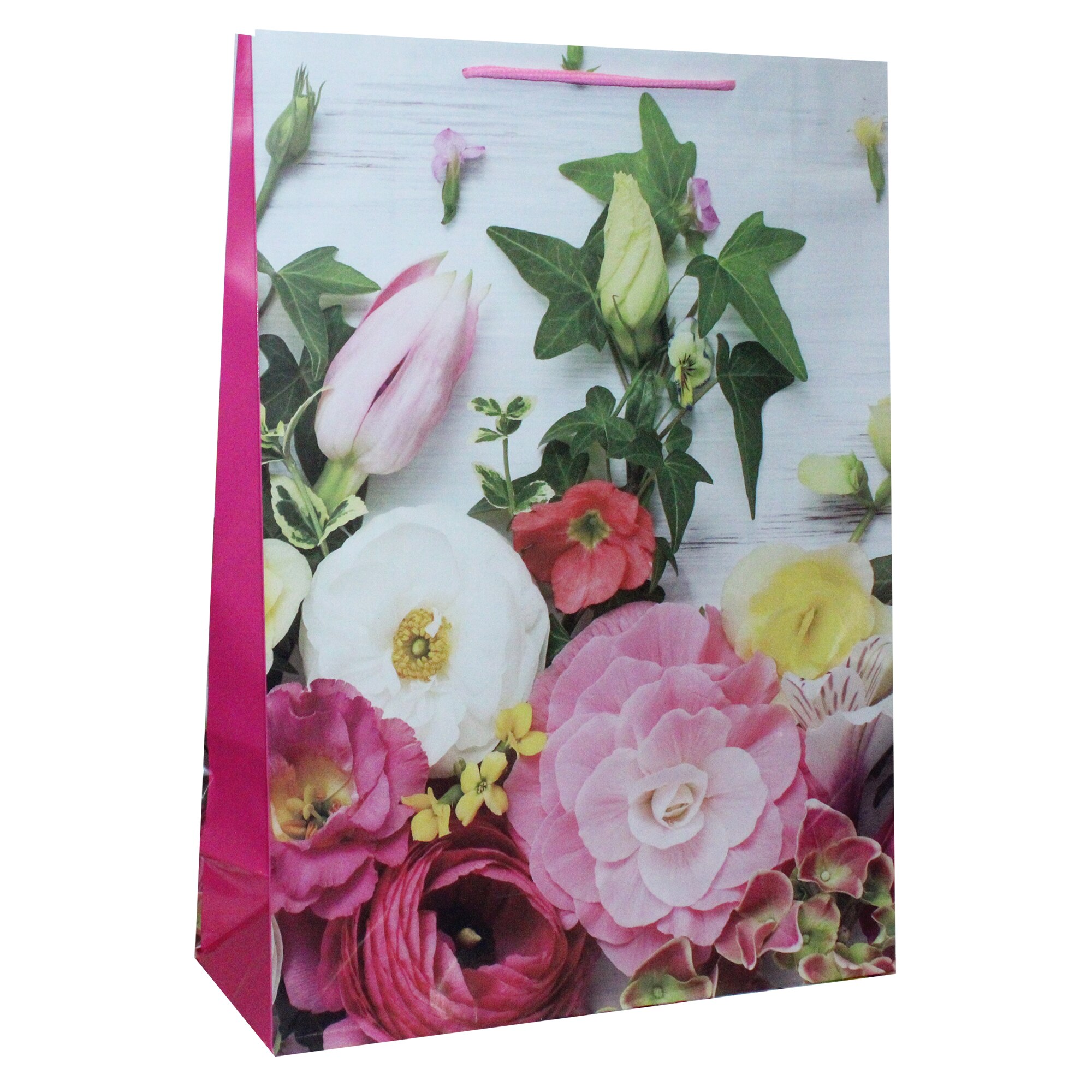 Set 3 Pungi cadou, floral, 41x30x11 cm - eMAG.ro