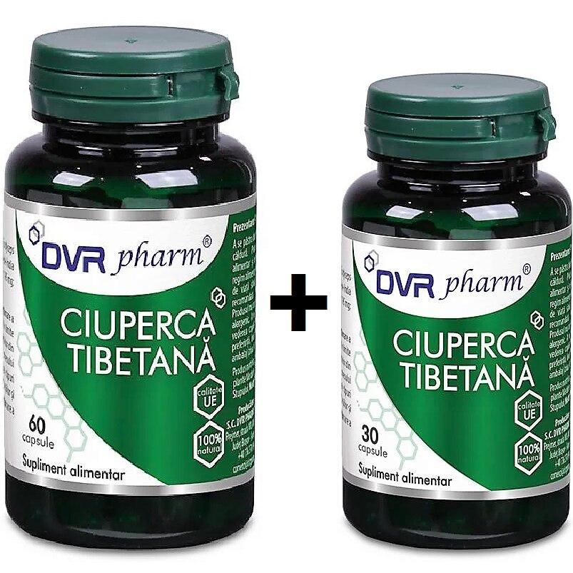 Pachet supliment Ciuperca tibetana/Cordyceps sinensis, 2 flacoane ...