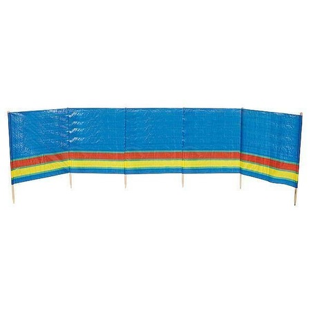 Paravan de gradina, Bo Gamp, 4.62 x 0.9 m, Albastru, Rosu, Galben - eMAG.ro