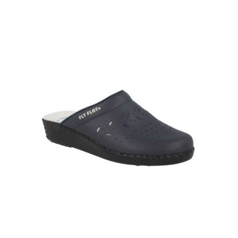 Saboti dama, Fly Flot, Piele anatomica, Albastru, 40 - eMAG.ro