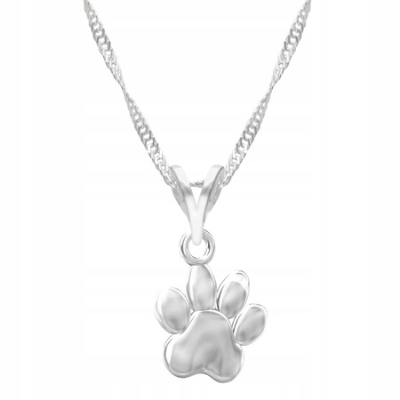 Colier cu labuta de caine, Larezo, Argint 925, Argintiu - eMAG.ro