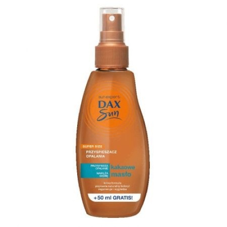 Spray accelerator bronzare, Dax, Cu unt de cacao, 200 ml - eMAG.ro