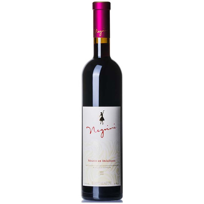 Vin Rosu Negrini Premium Negru de Dragasani, Sec, 0.75l - eMAG.ro