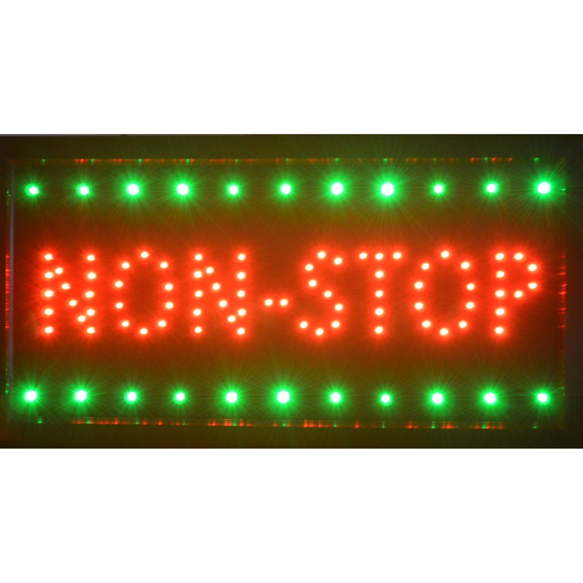 Светеща реклама Ledstar, NON STOP, вътрешна, 50 х 25см - eMAG.bg
