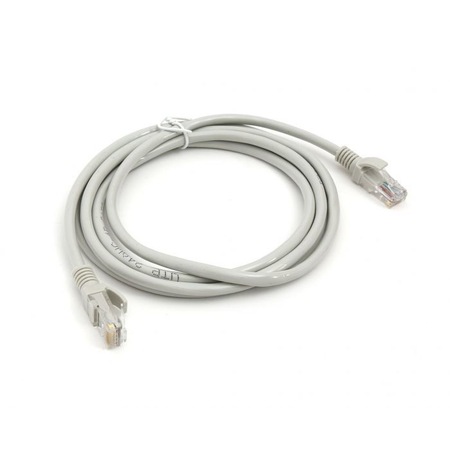 Cablu UTP Cat 5e Retea, Gri, 2m lungime, cu mufa conector RJ45 - eMAG.ro