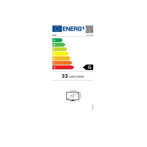 Televizor LED Kivi 80 cm 32" 32F740LB, Full HD, Smart TV, WiFi, CI ...
