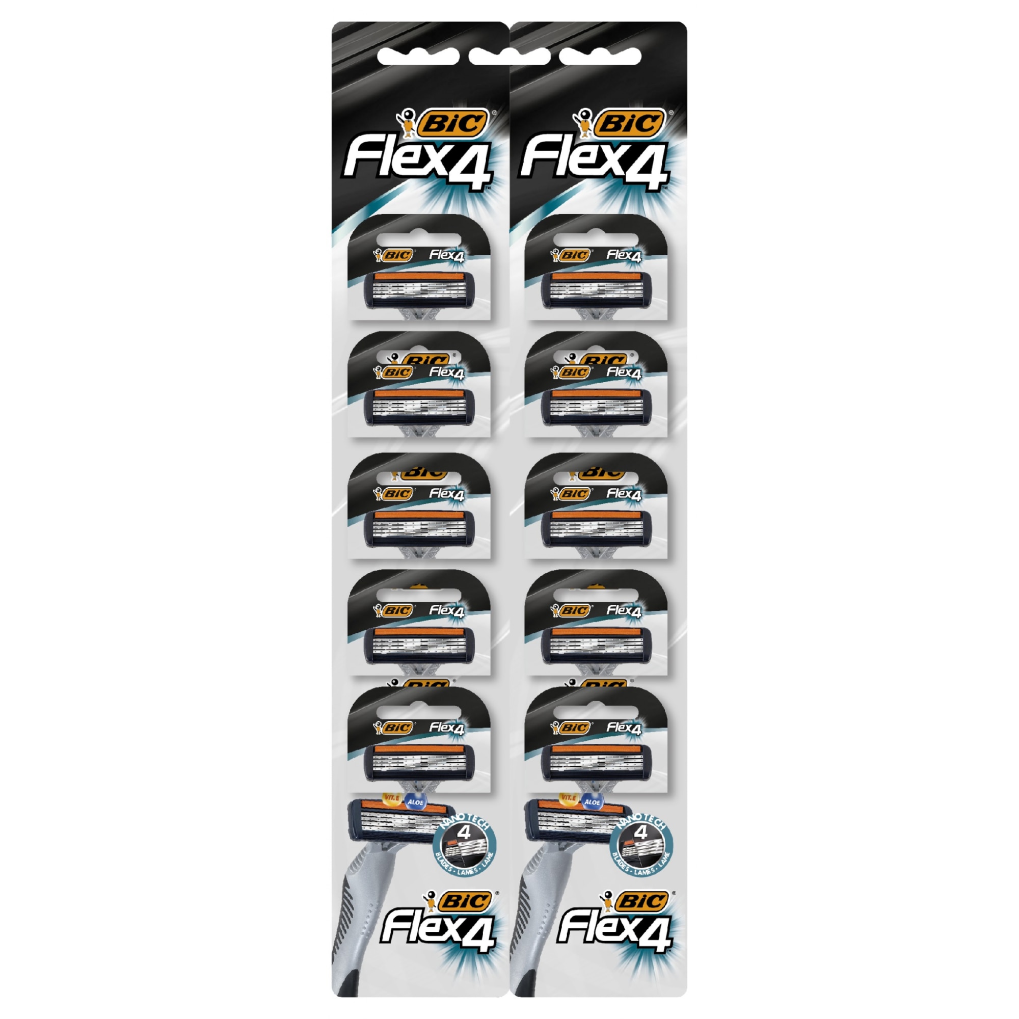 Резервни части за самобръсначка Flex4, Bic, 10 бр - eMAG.bg