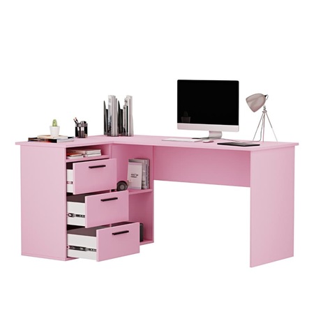 Birou, YRKE, De colt, Roz - eMAG.ro