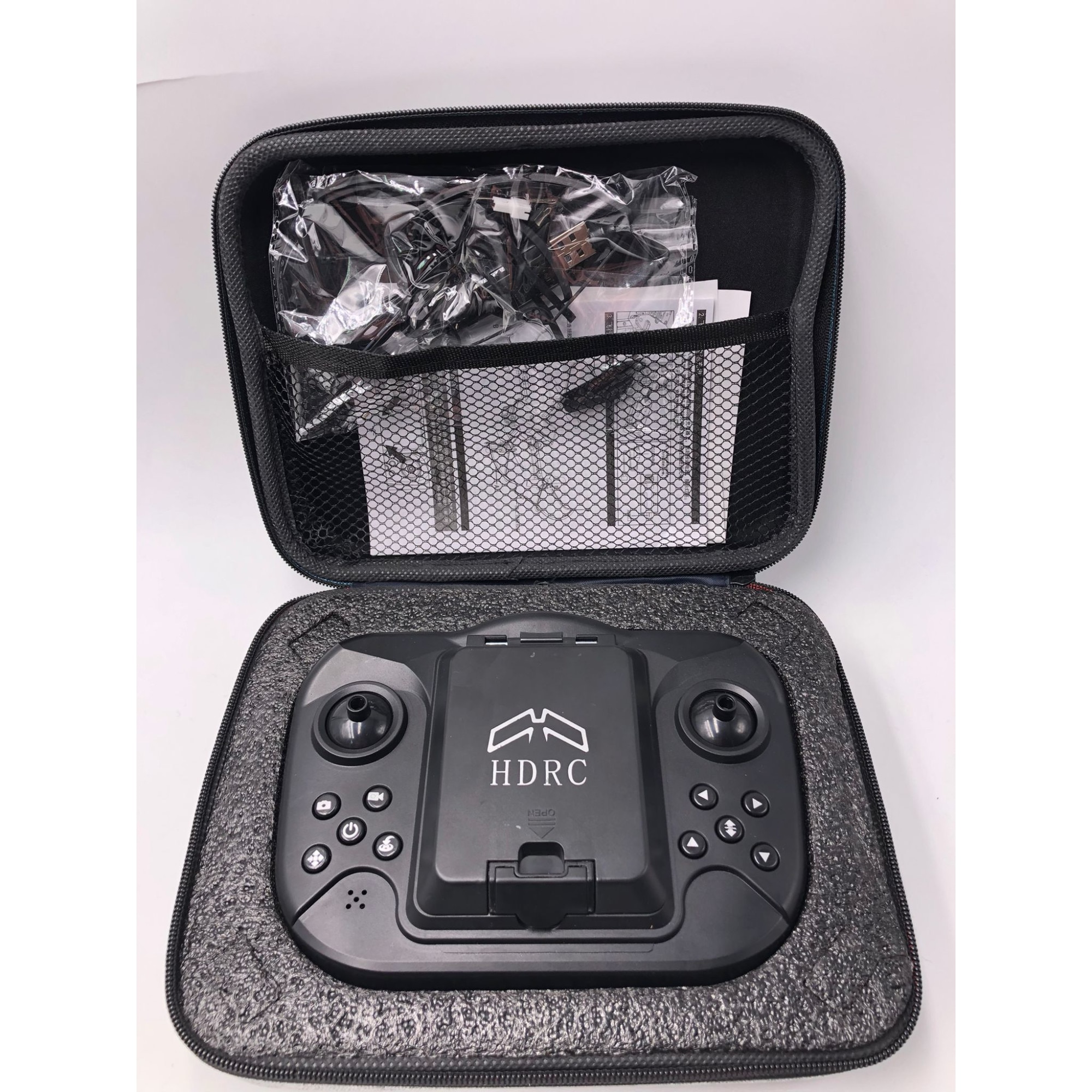 Drona Pliabila cu Doua Camere, 1080 p, Wi-Fi, Telecomanda cu Suport ...