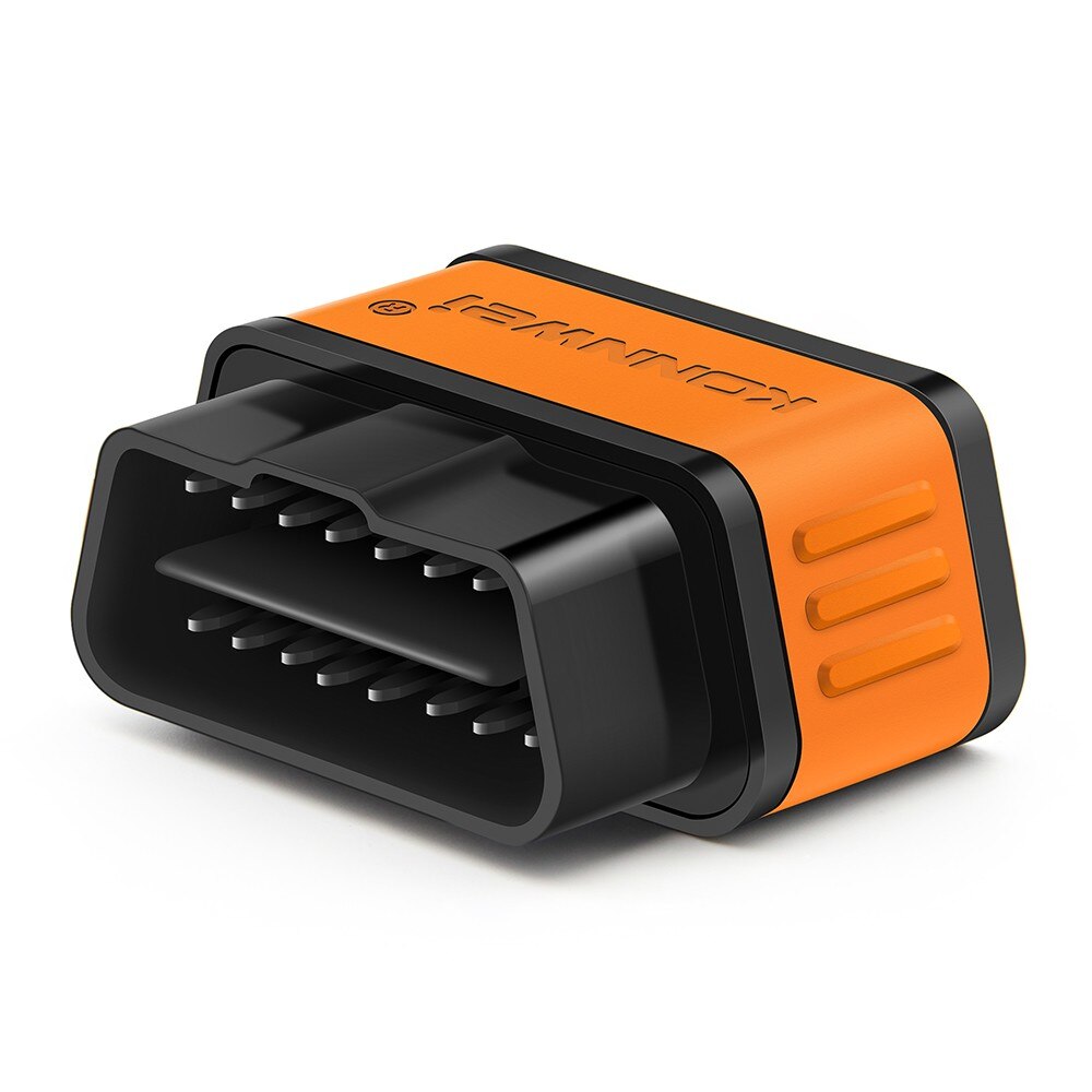 Diagnoza OBD2 KONNWEI KW901, Orange, Bluetooth, Buton ON-OFF, Android ...