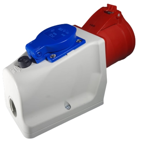 Priza trifazica aplicata 32A 3P+N+PE 5 poli 400V 6 h cu priza ...