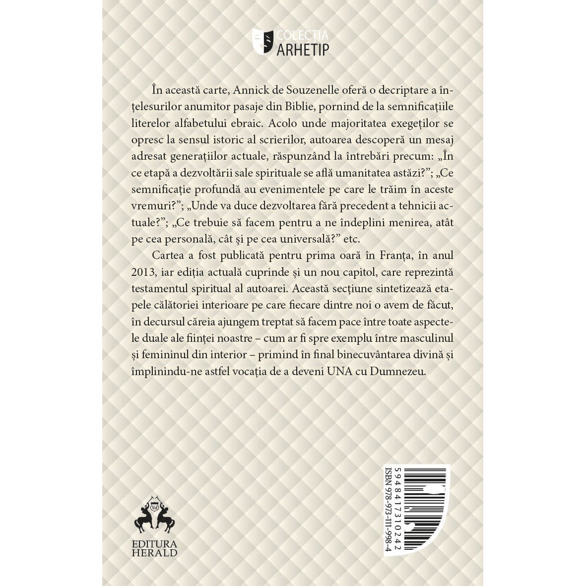 Mergi spre tine insuti - Vocatia Divina a Omului, Annick De Souzenelle ...