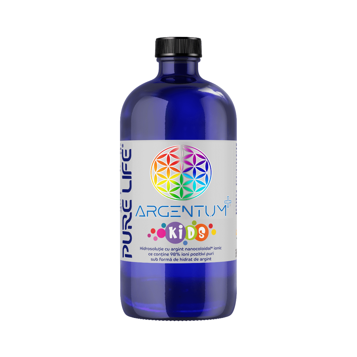 Argint nanocoloidal ionic natural pentru copii ARGENTUM+® KIDS 15ppm ...