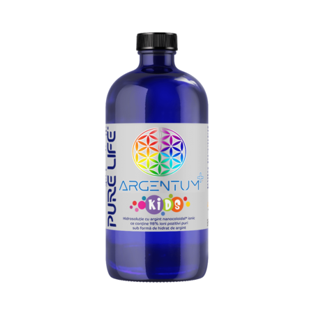 Argint nanocoloidal ionic natural pentru copii ARGENTUM+® KIDS 15ppm ...