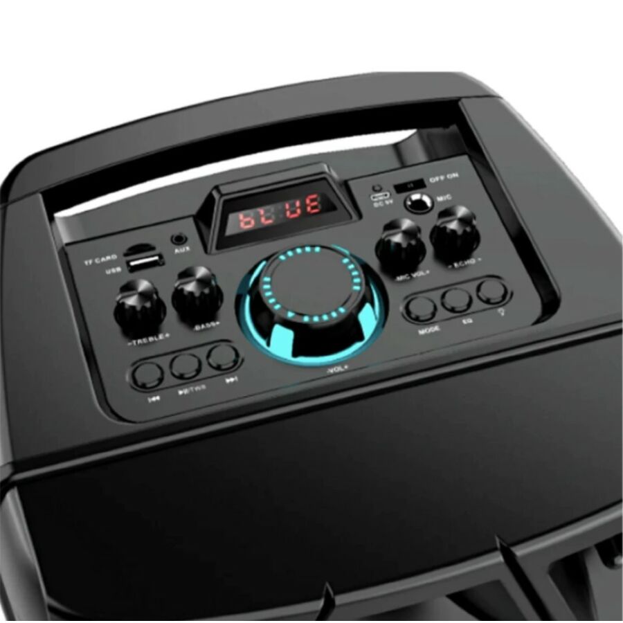 Boza wireless ZQS8215, Iluminare LED, Microfon, Bluetooth, Negru - eMAG.ro