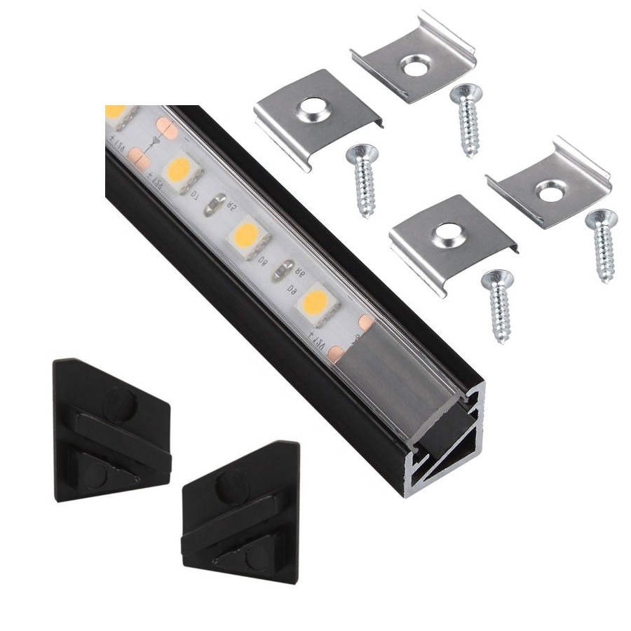 Set Profil de Colt Aplicat din Aluminiu Anodizat pentru Benzi LED ...