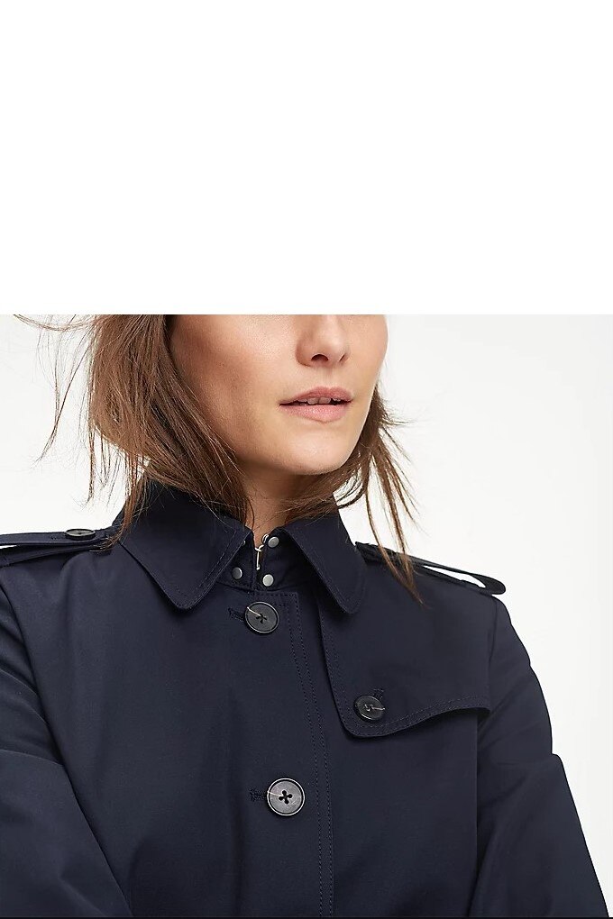 Trenci Dama, Tommy Hilfiger-Cappoti, Navy, 40 - eMAG.ro