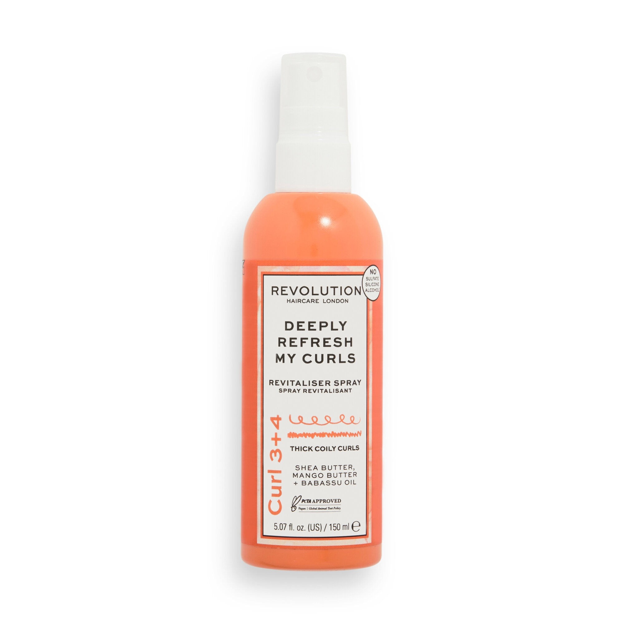 Spray de par, Make Up Revolution, Deeply Refresh My Curls, 150ml - eMAG.ro