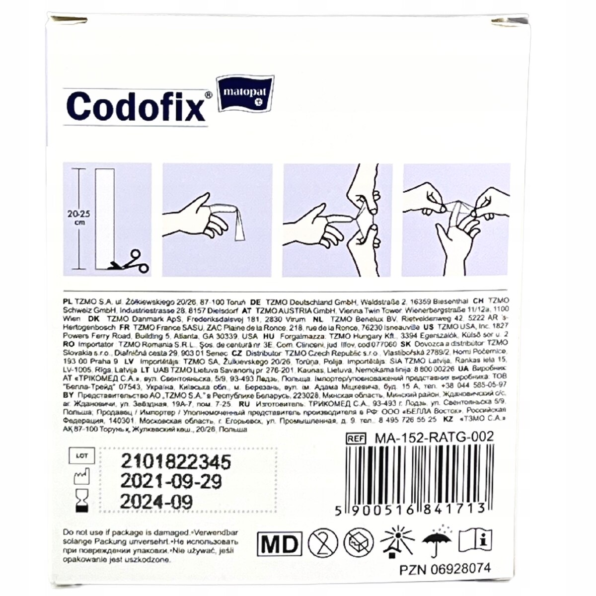 Plasa de pansament, Codofix Matopat, 1cmx1m - eMAG.ro