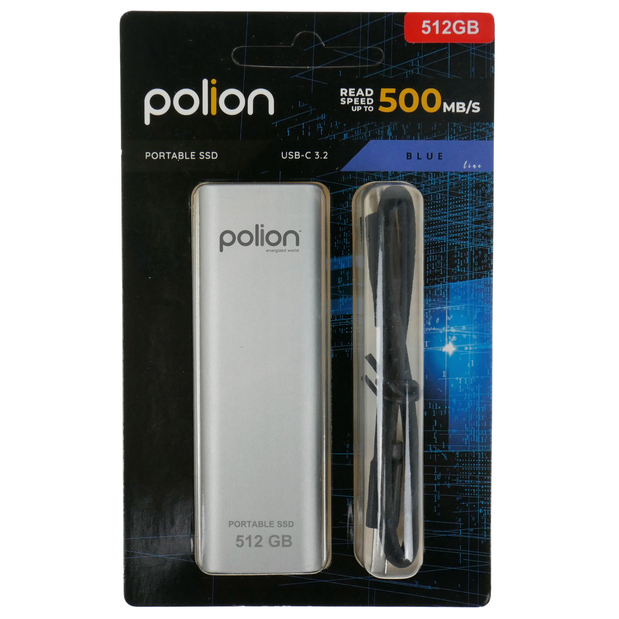 SSD extern POLION portabil 512GB PSSD USB 3.2 - eMAG.ro