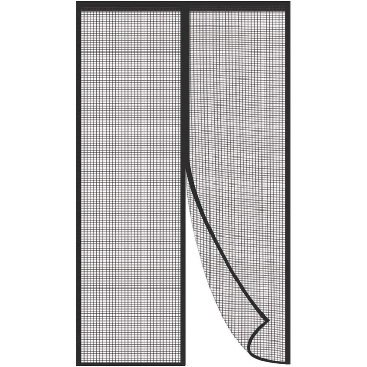Plasa magnetica pentru insecte Meet Beauty, fibra de poliester, negru, 90 x 220 cm - eMAG.ro