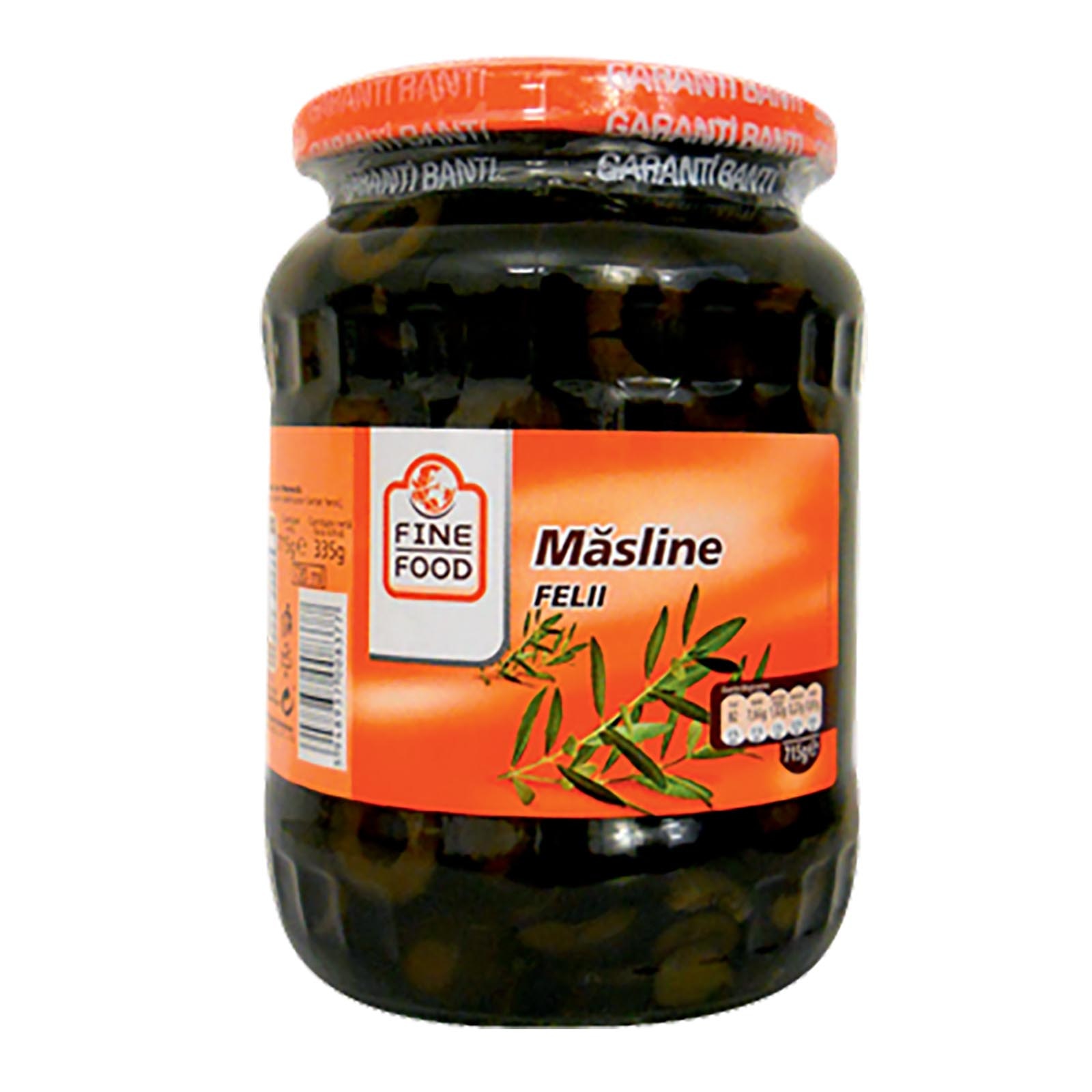 Masline negre fara samburi, Fine Life, 350 g - eMAG.ro