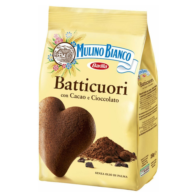 Biscuiti Batticuori cu cacao si ciocolata, Mulino Bianco, 350g - eMAG.ro