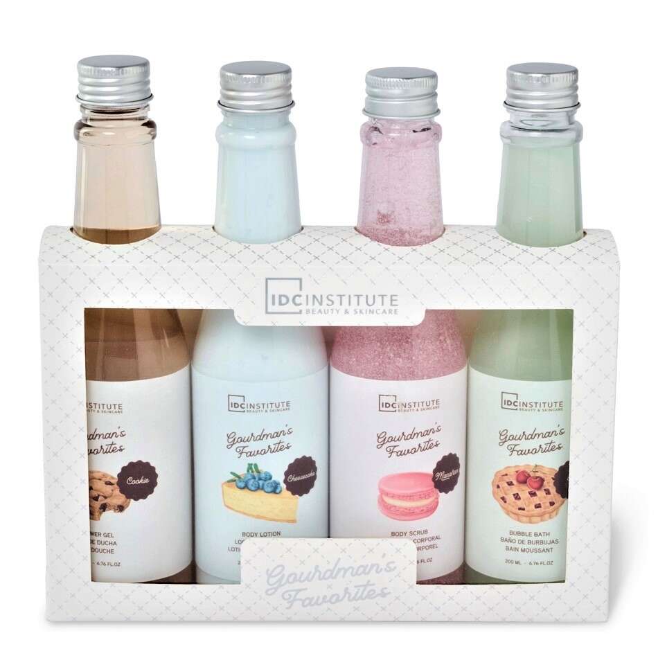 Set 4 produse de baie Gourmand's Favorites Bottles IDC Institute 42085 ...