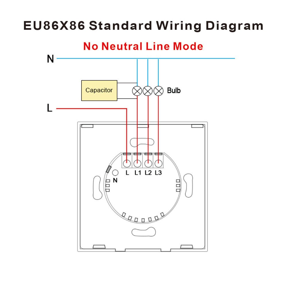 Интелигентен WiFi сензорен превключвател, 3 канала, съвместим с Alexa ...