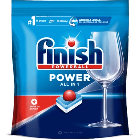 Detergent pentru masina de spalat vase Finish Powerball Super Power All ...