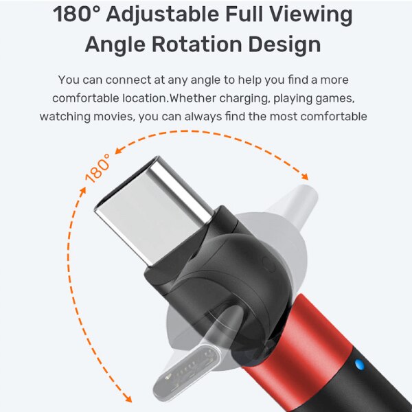 Cablu de incarcare si transfer date TOPK USB Type-C, Quick Charge, 3A ...