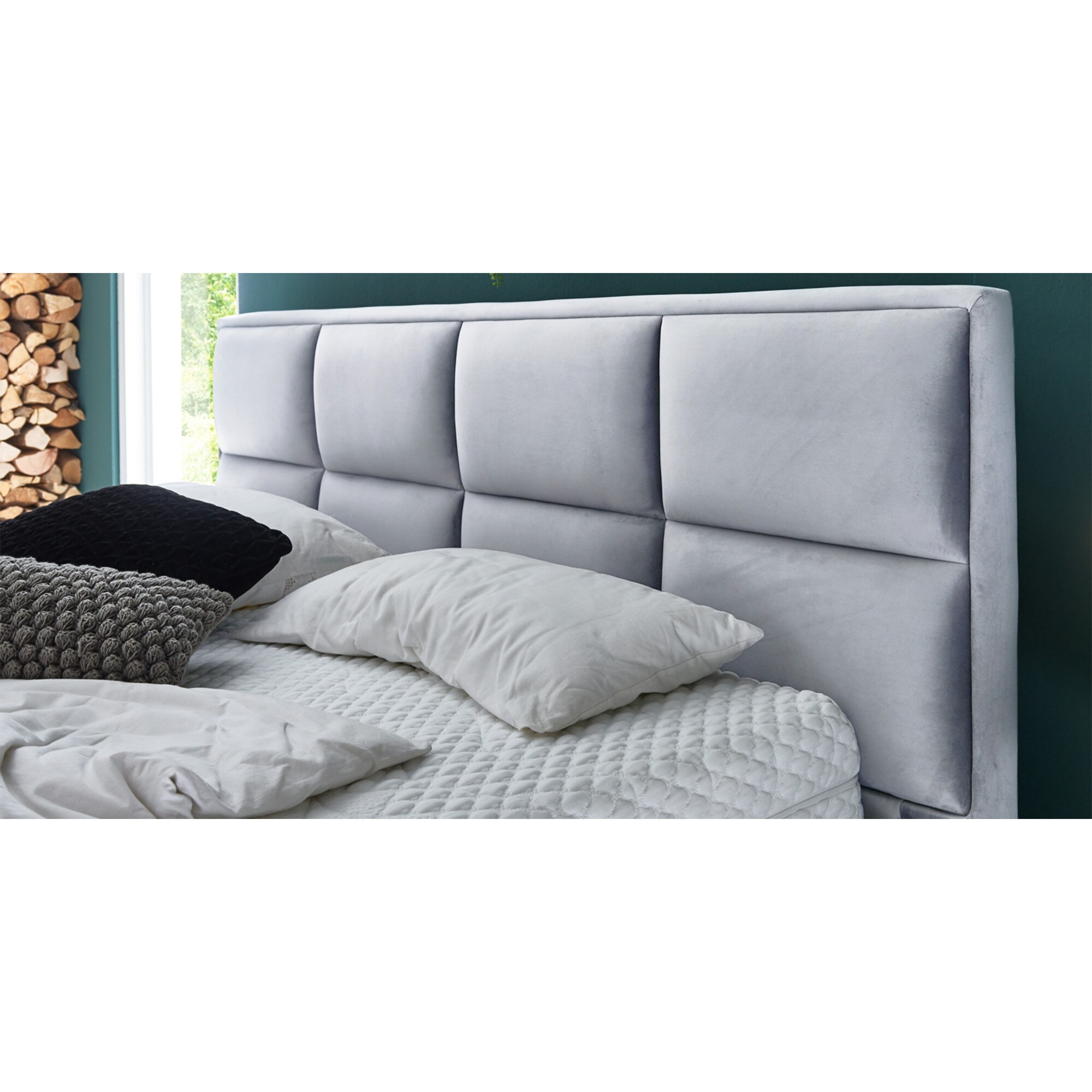 Pat Tapitat, Prestige, Melbourne, cu somiera rabatabila si lada de ...