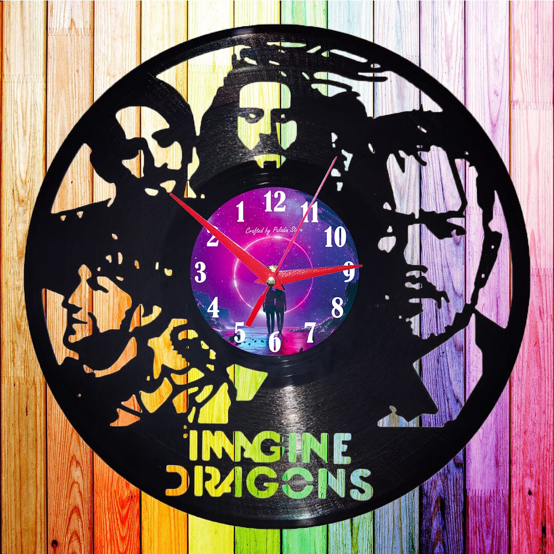 Ceas disc vinil sens invers Imagine Dragons - eMAG.ro