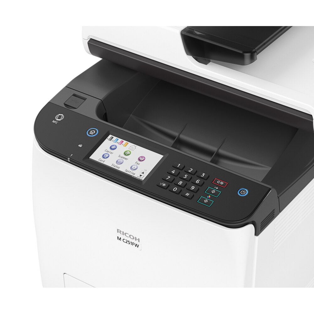 Dispozitiv laser color multifunctional RICOH M C251FW, SPDF 50 pagini ...