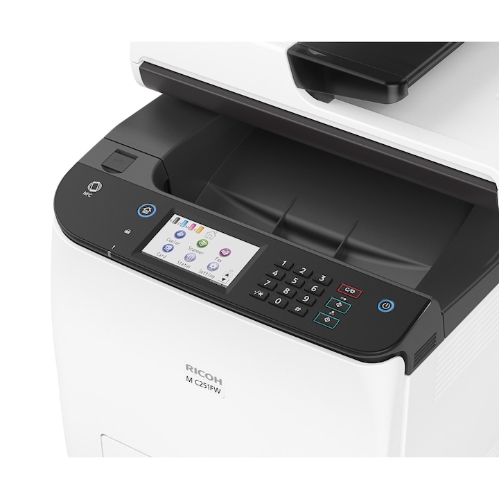 Цветно лазерно мултифункционално устройство RICOH M C251FW, A4 - eMAG.bg