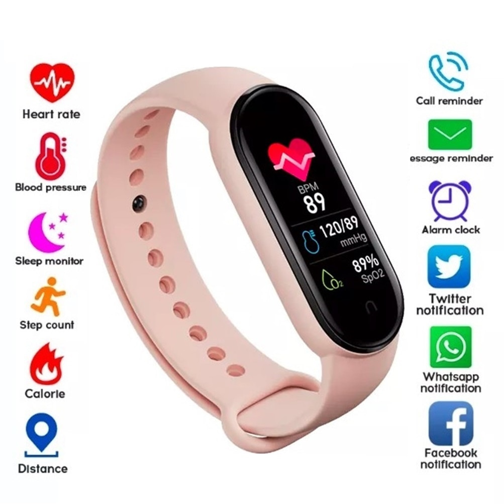 Bratara Smart Fitness, 1Tech, FitPro M6, Bluetooth, Notificari SMS, Plastic/Policarbonat/Cauciuc ...