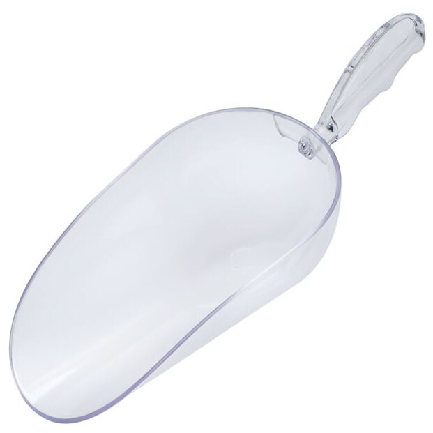 Scafa din plastic Herum®, cu maner ergonomic, Transparent, 22 x 8 x 5 ...