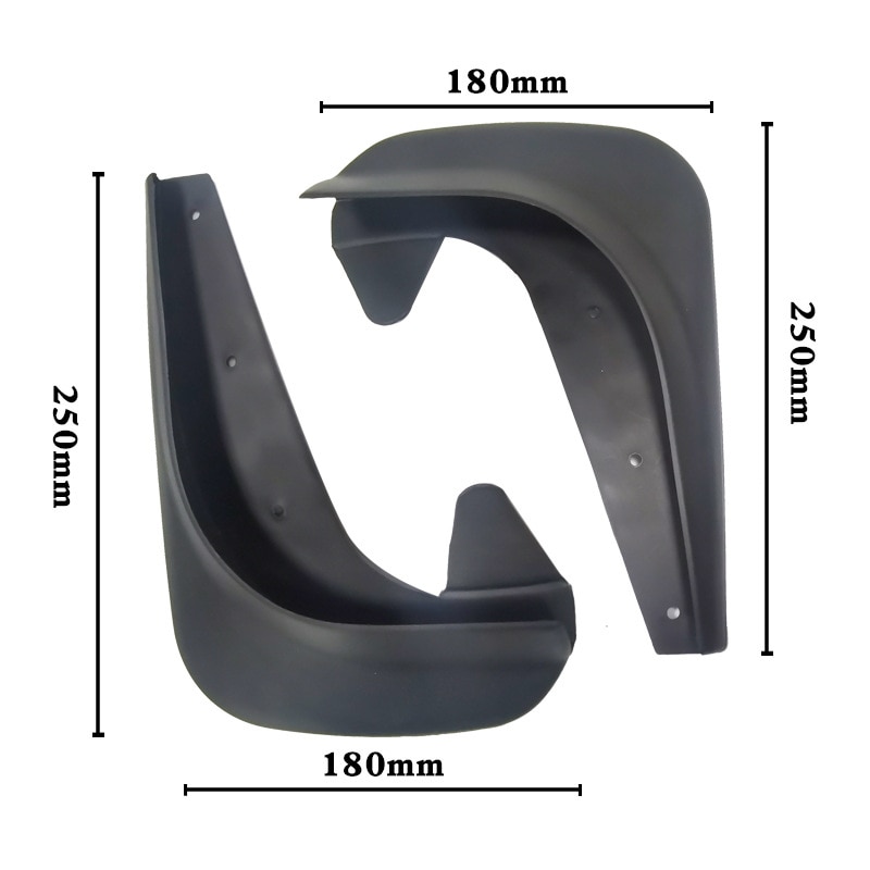 Set 4 aripi pentru masina, GOGOU, Universal, PVC, Negru - eMAG.ro