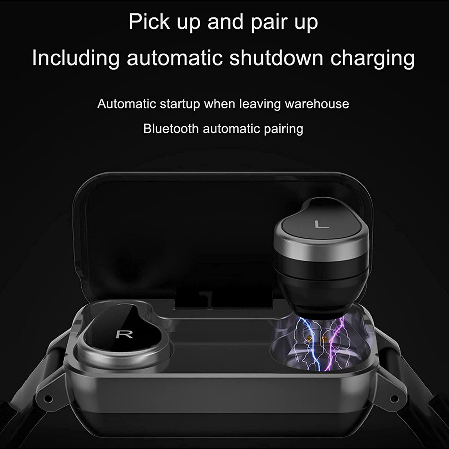 Ceas smartwatch T89 integrat cu casti wireless TWS, bluetooth 5.0 ...